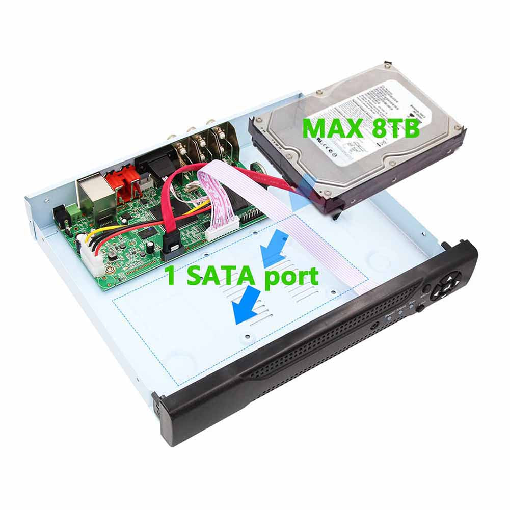 5.0MP 16CH AHD TVI CVI CVBS all-in-one DVR CCTV Surveillance system Re ...